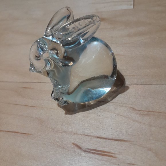 Art | Glass Rabbit Transparent | Poshmark